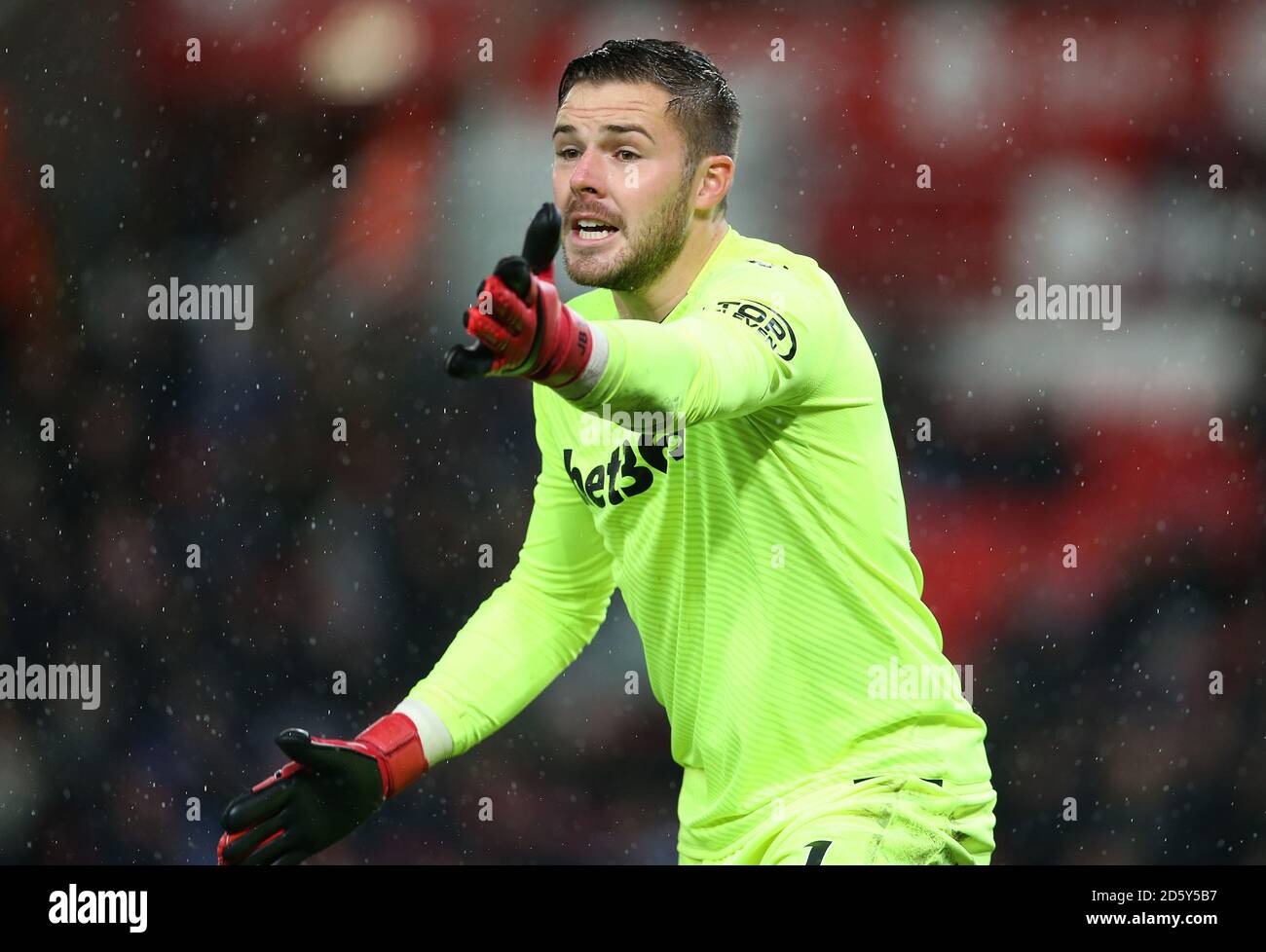 Stoke City goalkeeper Jack Butland Stock Photo - Alamy