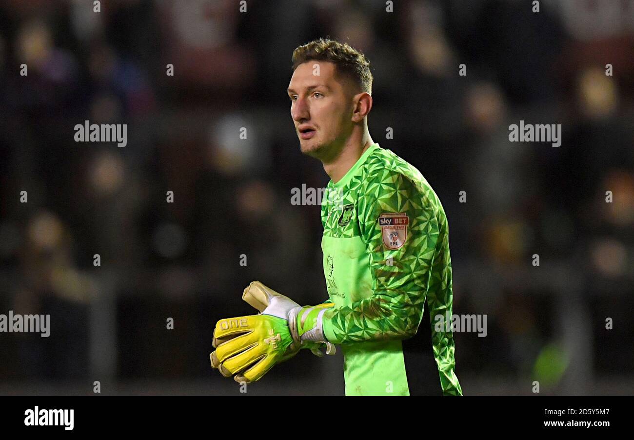 Carlisle United Goalkeeper Jack Bonham Stock Photo - Alamy