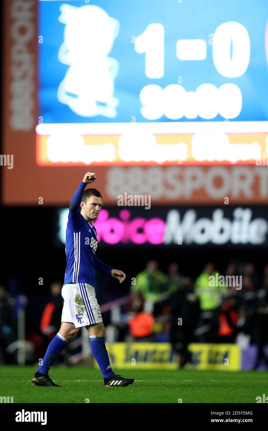 Birmingham City's Craig Gardner celebrates at the final whistle Stock ...