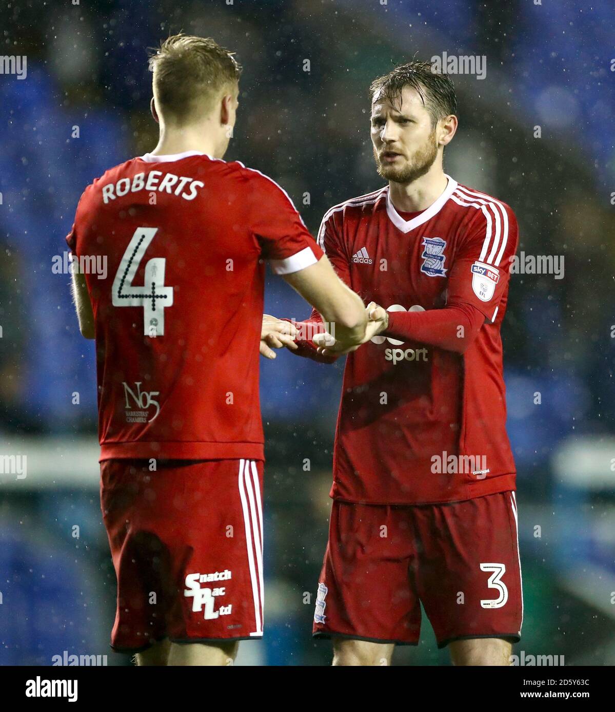 Birmingham City's Marc Roberts and Birmingham City's Jonathan Grounds ...