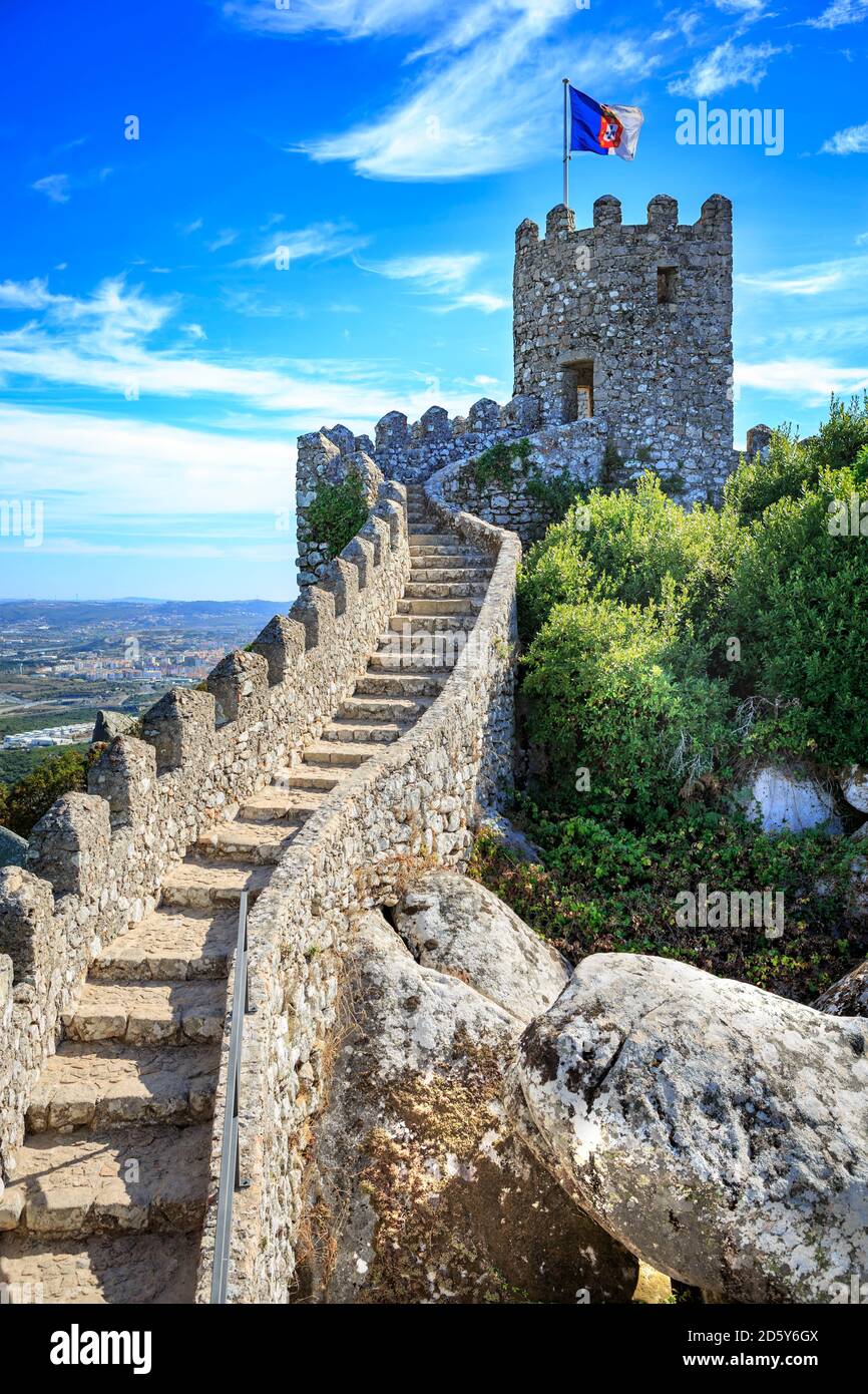 Portugal, Sintra, Castelo dos Mouros Stock Photo - Alamy
