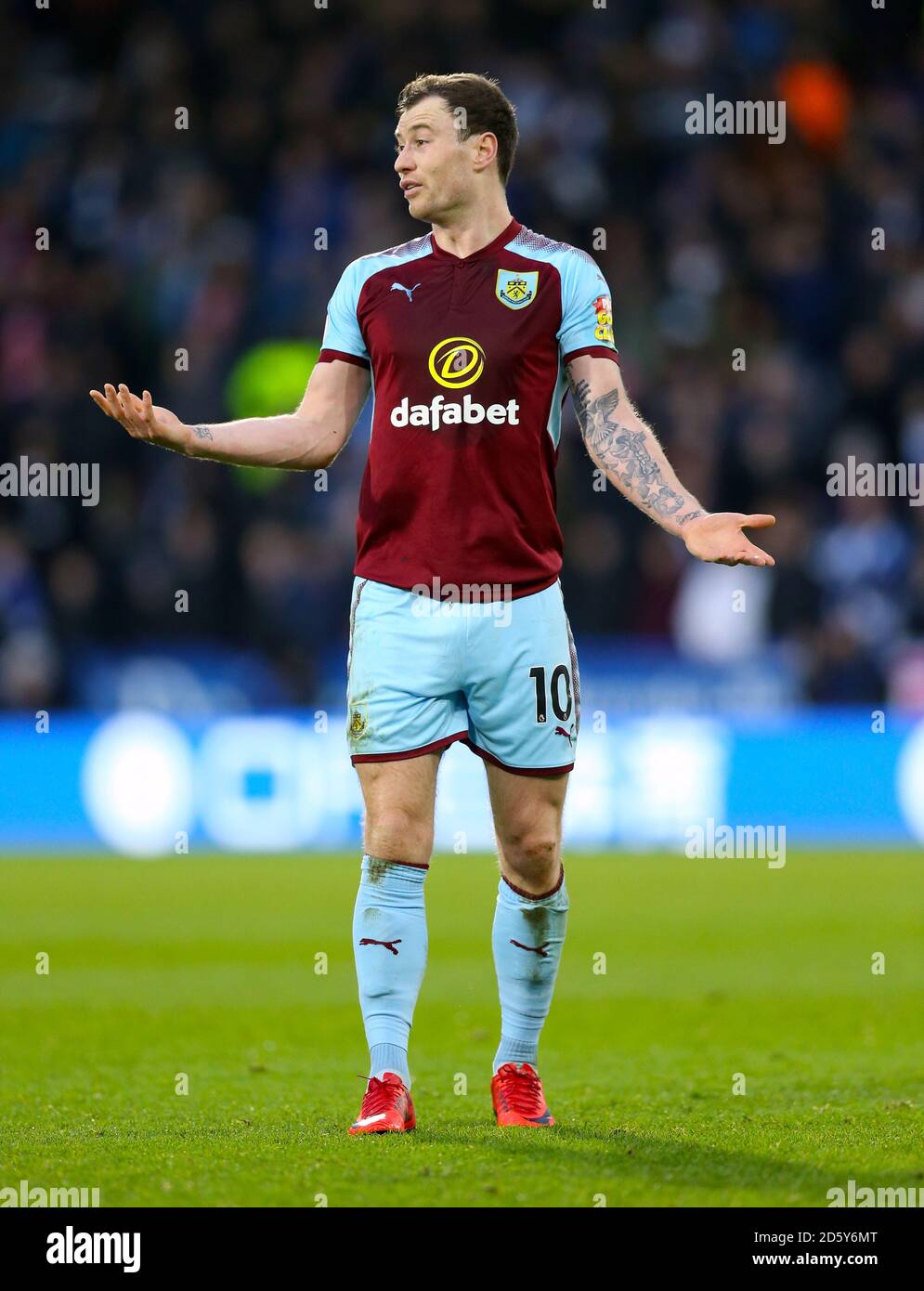 Burnley's Ashley Barnes Stock Photo - Alamy