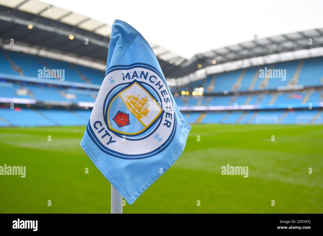 Manchester city flag hi-res stock photography and images - Alamy