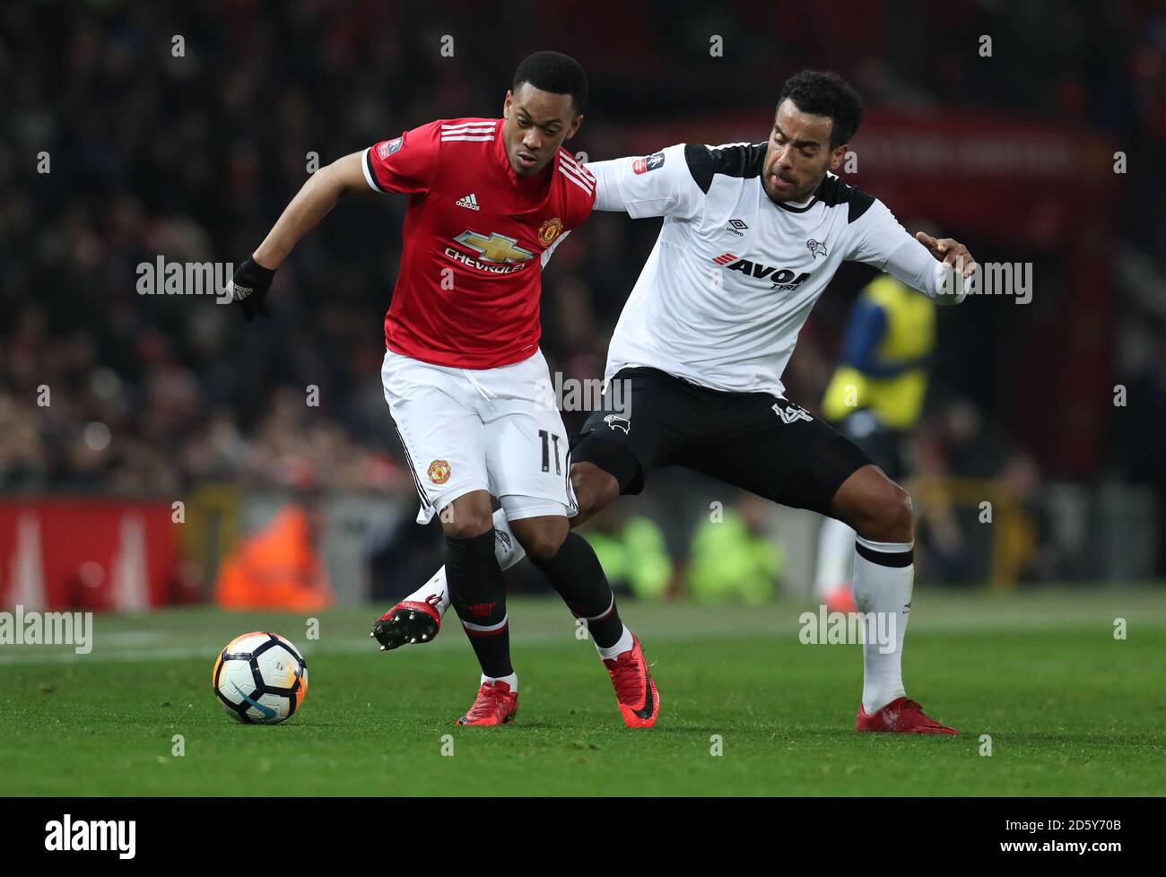 Manchester derby anthony martial hi-res stock photography and images ...