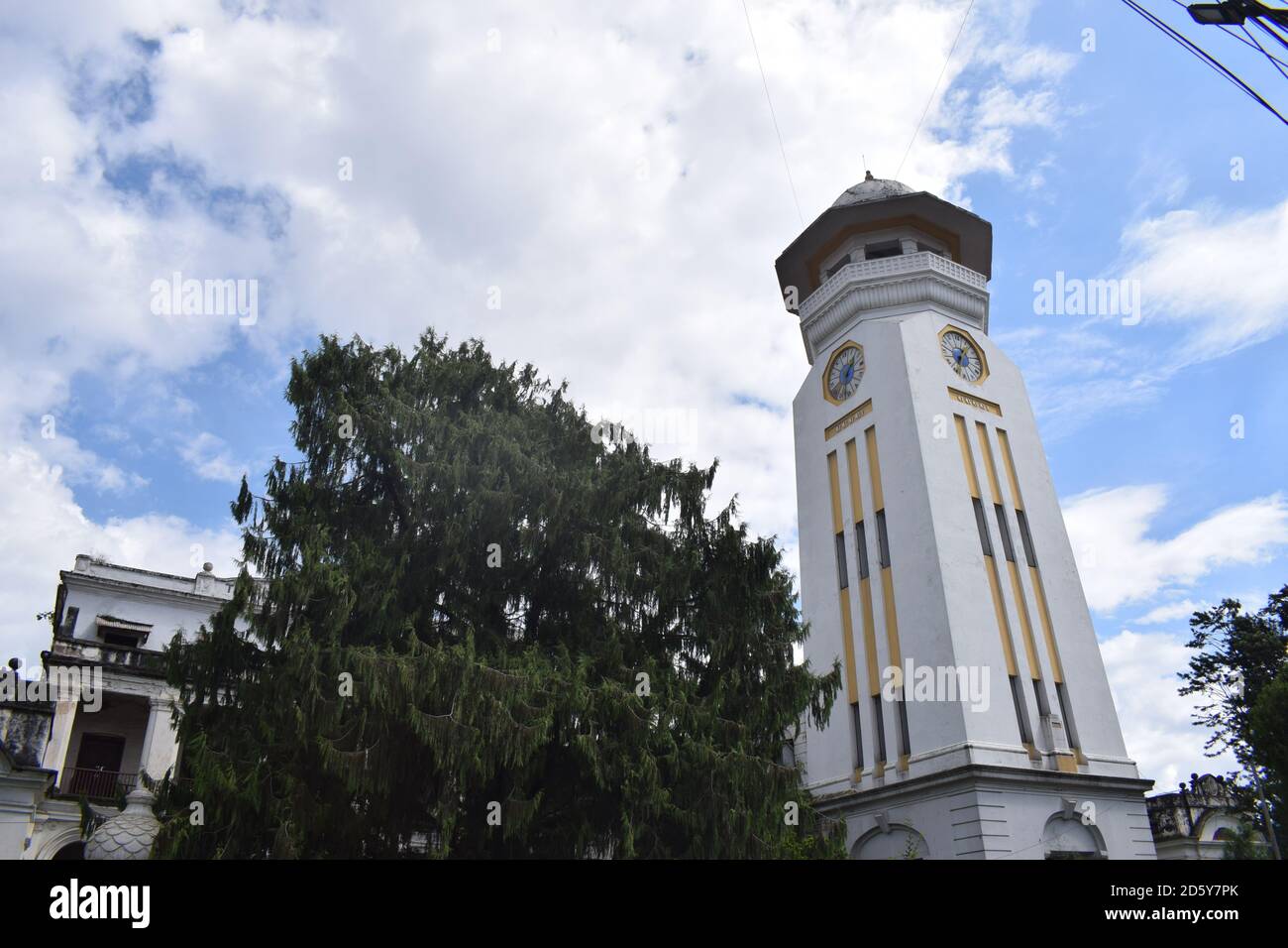 View at the "Ghanta Ghar" The Clock tower of Kathmandu, Nepal Stock ...