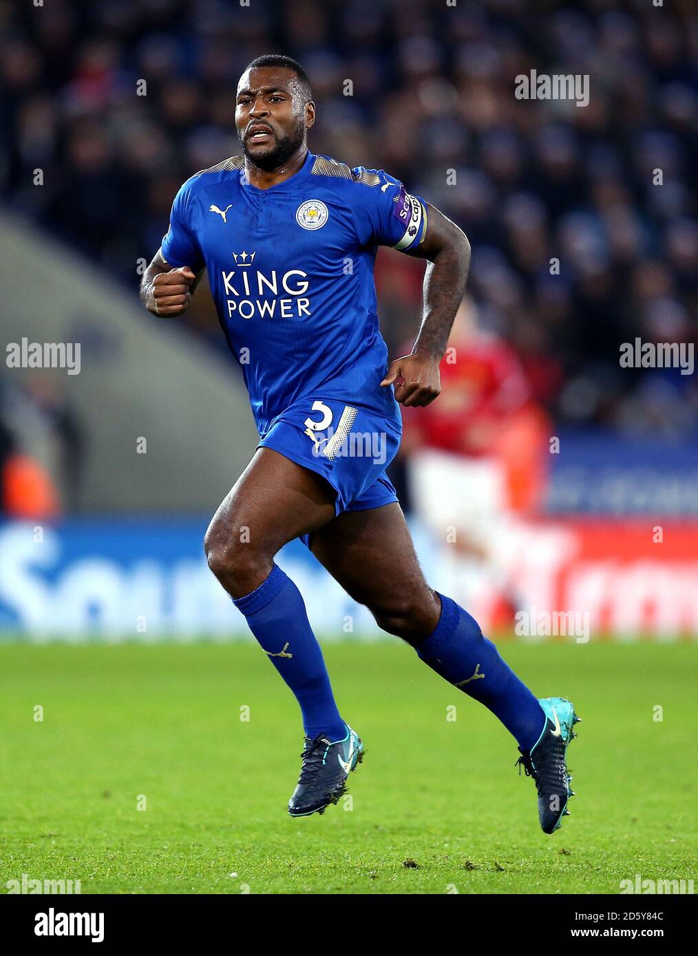 Wes Morgan, Leicester City Stock Photo - Alamy