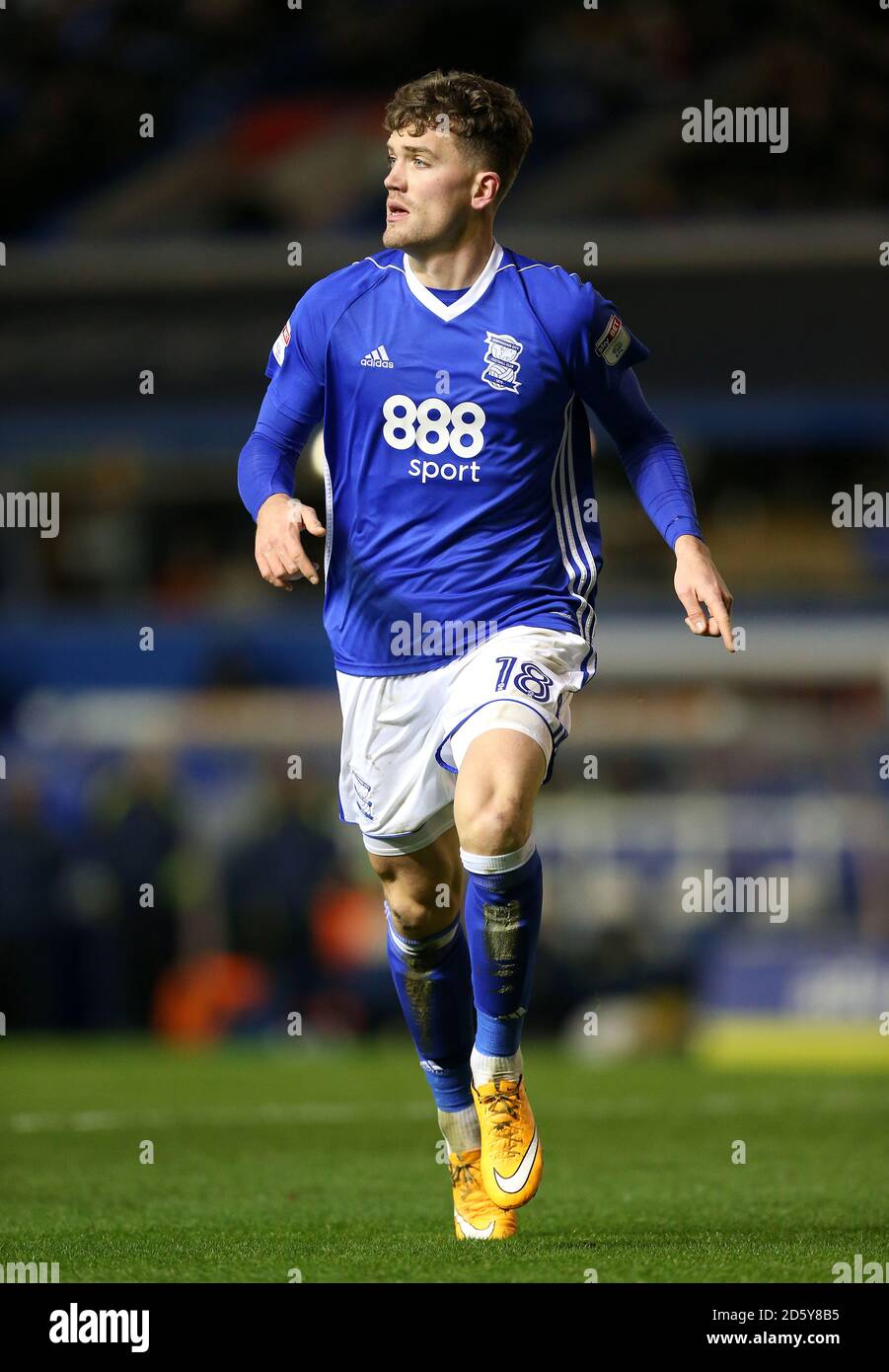 Birmingham City's Sam Gallagher Stock Photo - Alamy