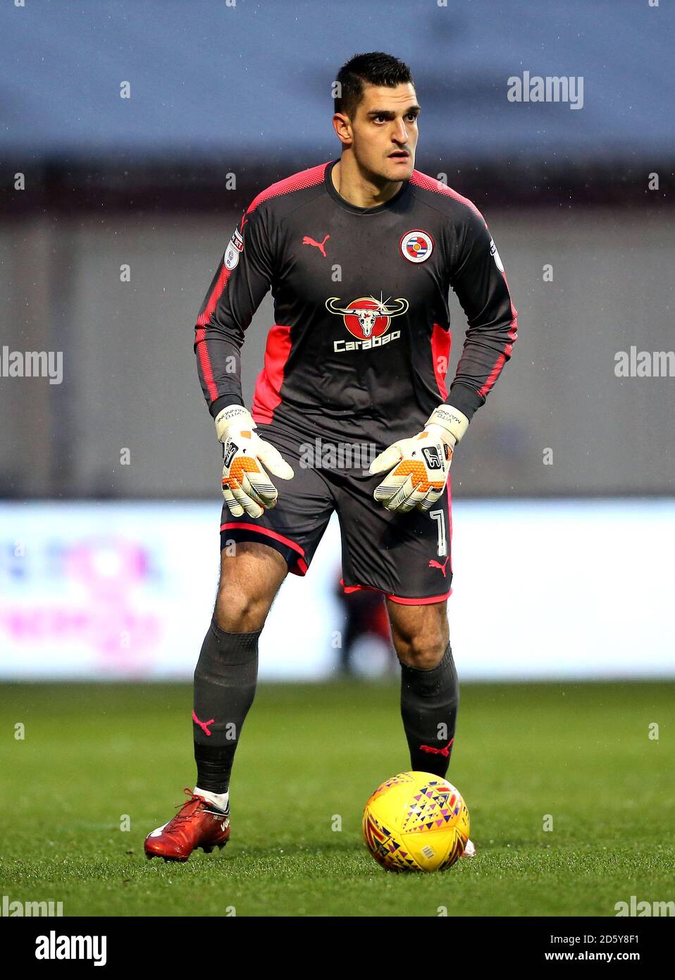 Reading goalkeeper Vito Mannone Stock Photo - Alamy