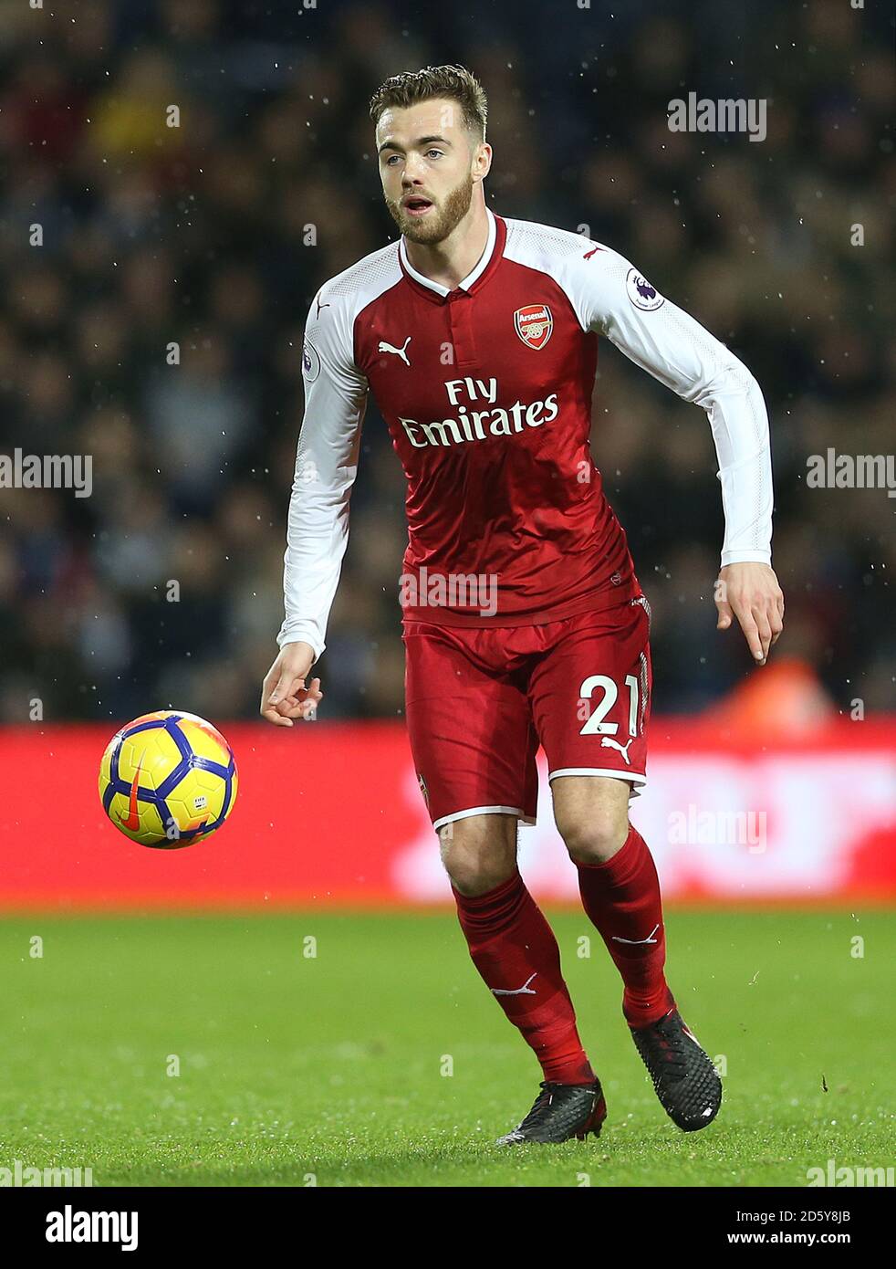 Arsenal's Calum Chambers Stock Photo - Alamy