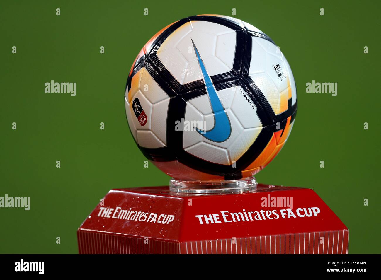 A detail view of the Emirates FA Cup match ball Stock Photo - Alamy
