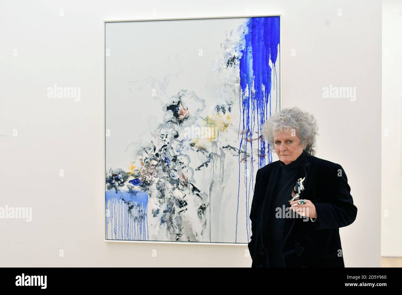London, UK - 14 October 2020 British artist Maggi Hambling with Self ...