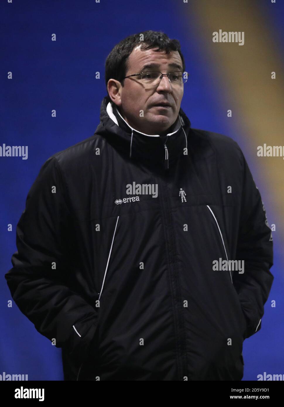 Blackpool Manager Gary Bowyer Stock Photo - Alamy