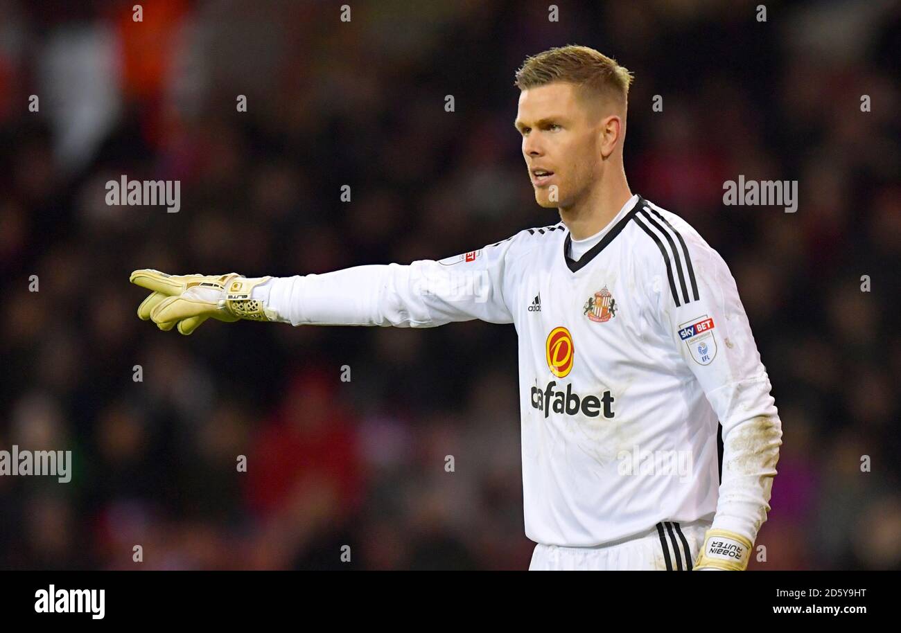 Sunderland goalkeeper Robbin Ruiter Stock Photo - Alamy
