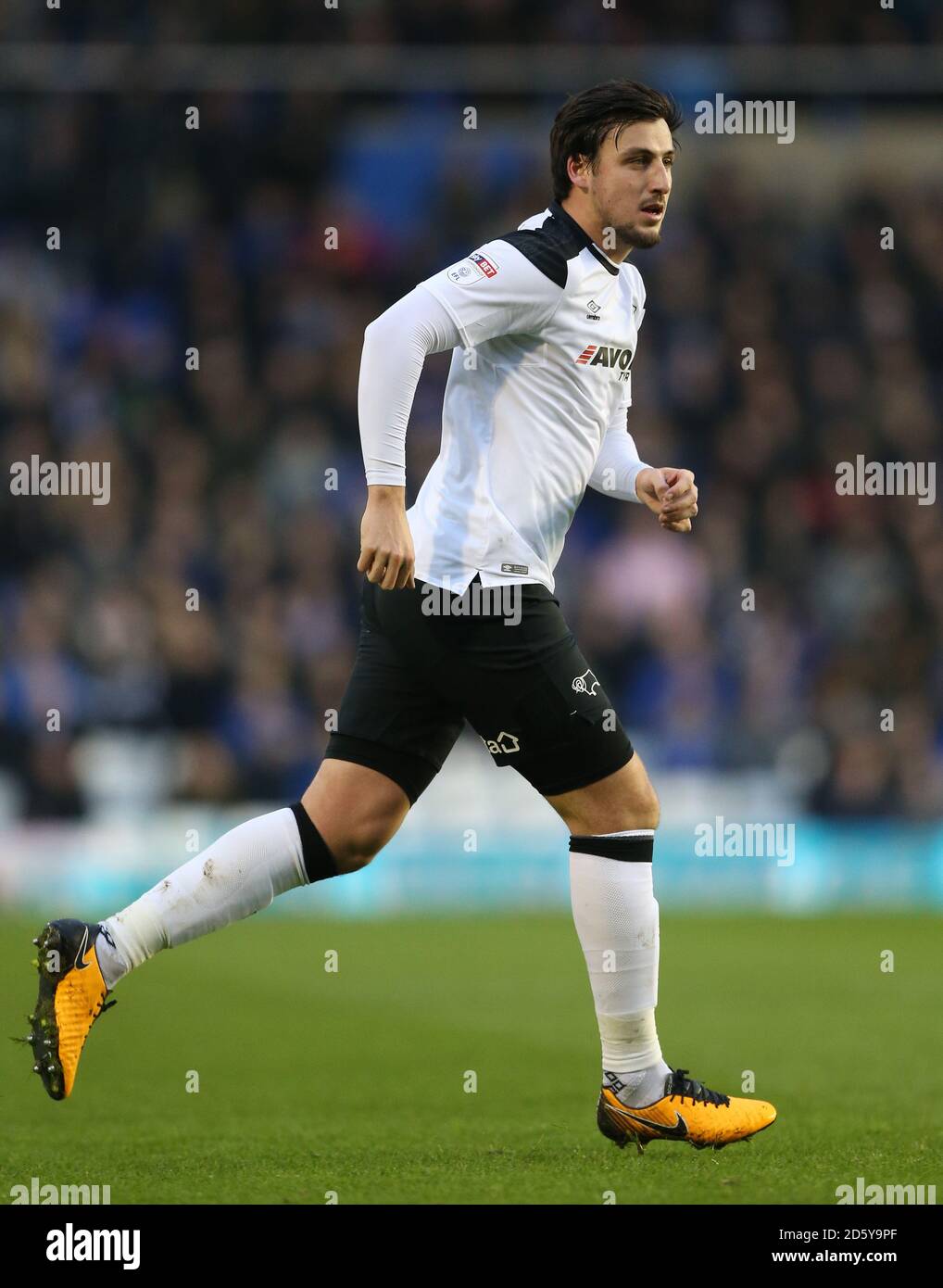 Derby County's George Thorne Stock Photo - Alamy