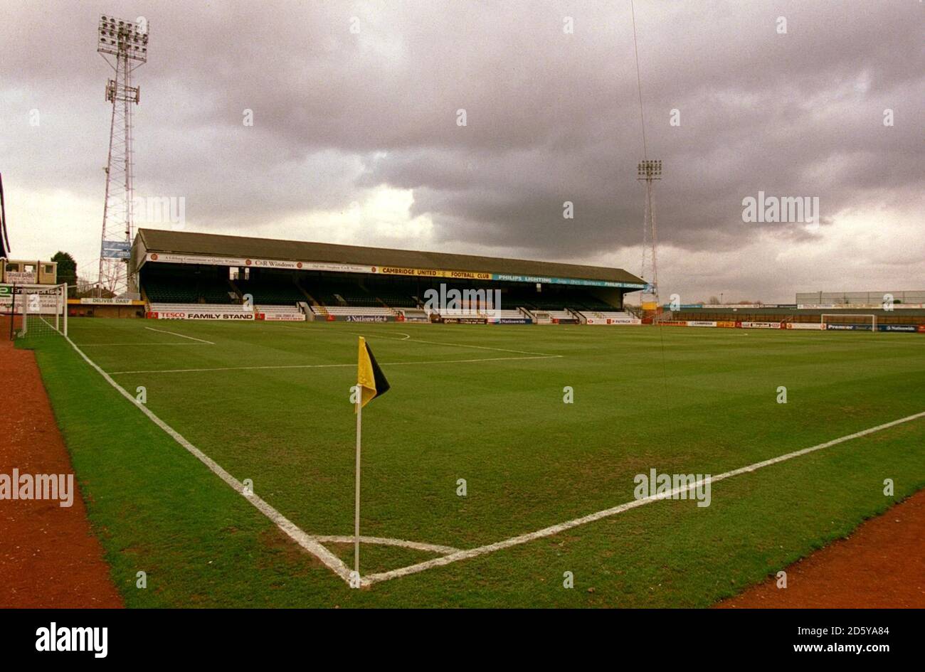 General view of the Abbey Stadium, home of Cambridge United Stock Photo ...