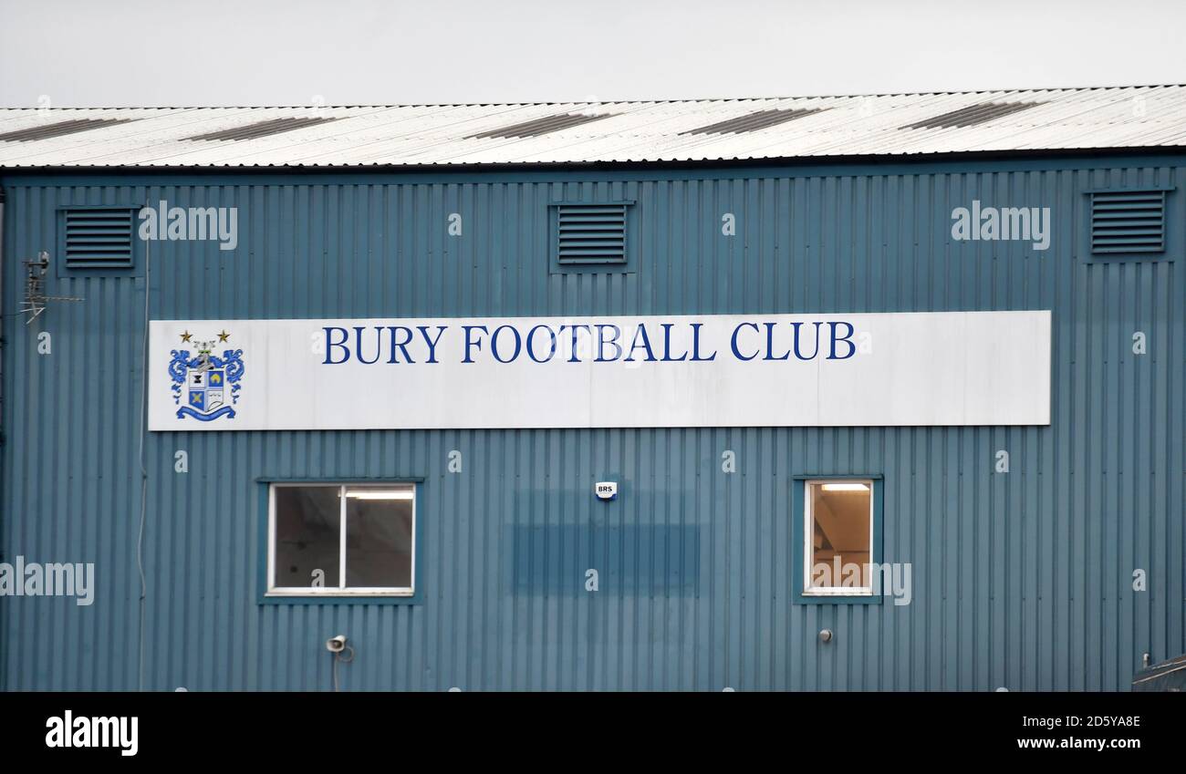 Bury football club gigg hi-res stock photography and images - Alamy