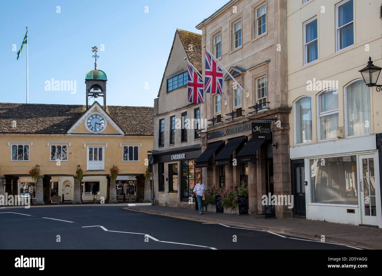 Tetbury, Gloucestershire, England, UK. 2020. The Grade 1 historic ...