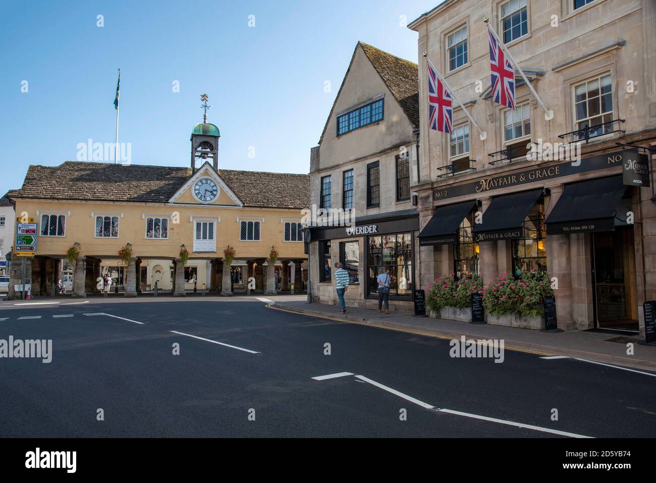 Tetbury, Gloucestershire, England, UK. 2020. The Grade 1 historic ...