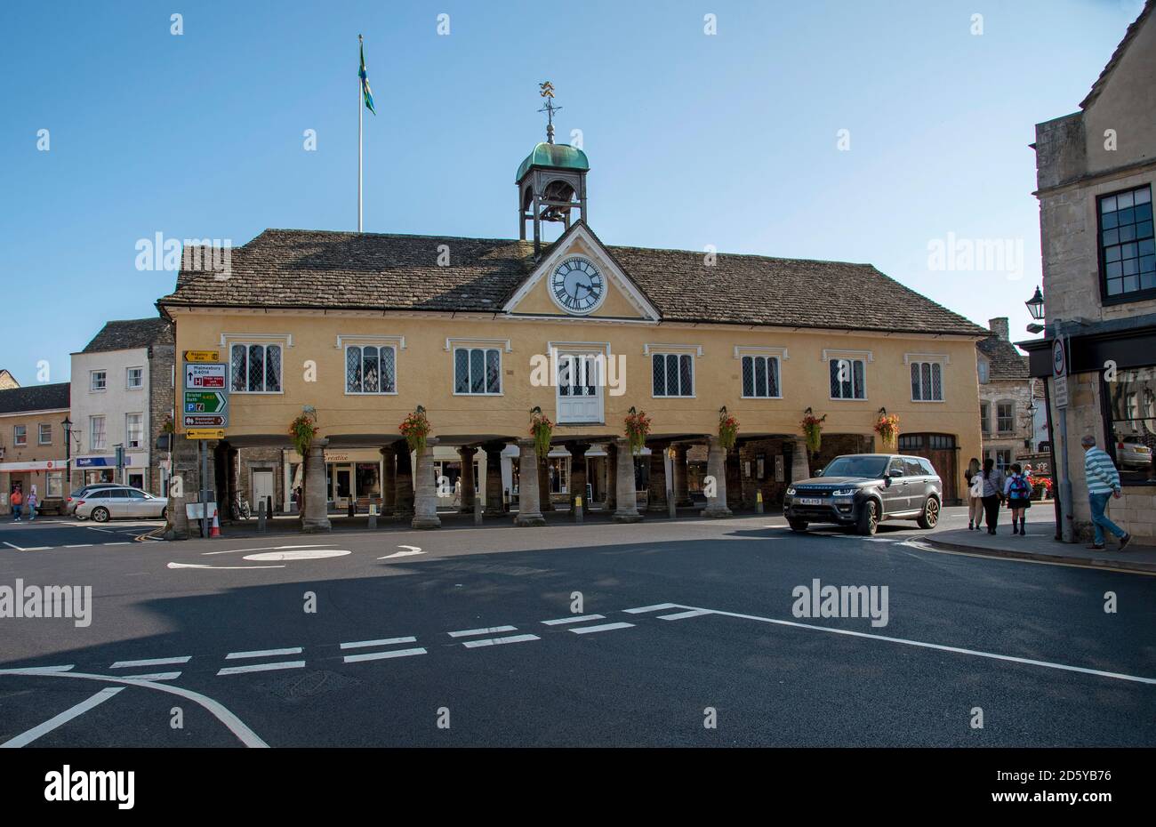 Tetbury, Gloucestershire, England, UK. 2020. The Grade 1 historic ...