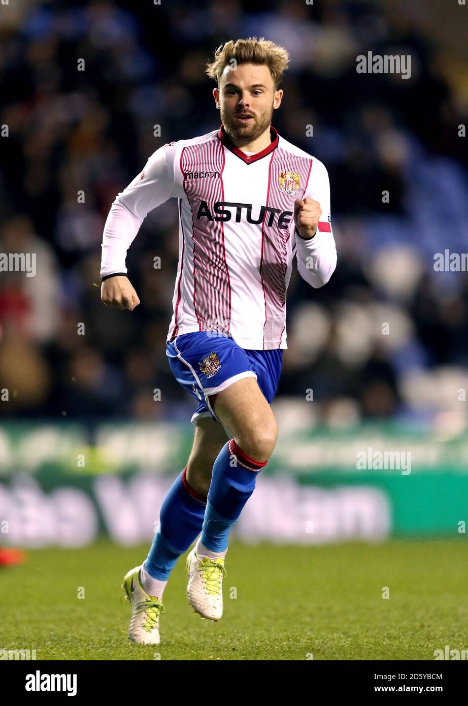 Stevenage's Matt Godden Stock Photo - Alamy