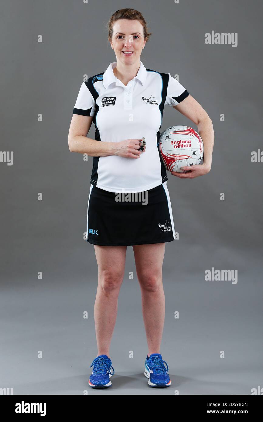 Umpire Louise Travis Stock Photo - Alamy