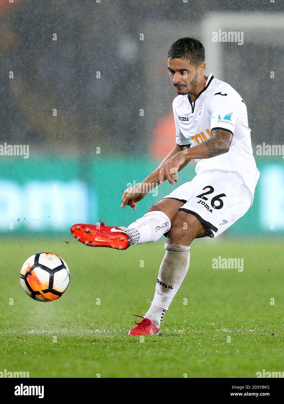 Swansea City's Kyle Naughton Stock Photo - Alamy