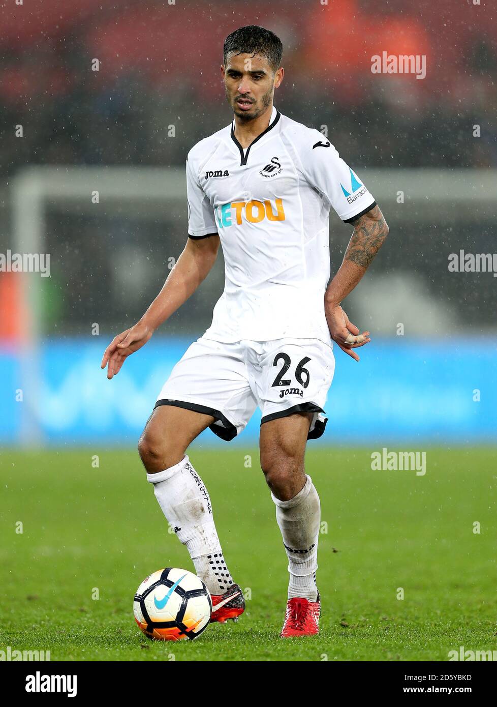 Swansea City's Kyle Naughton Stock Photo - Alamy