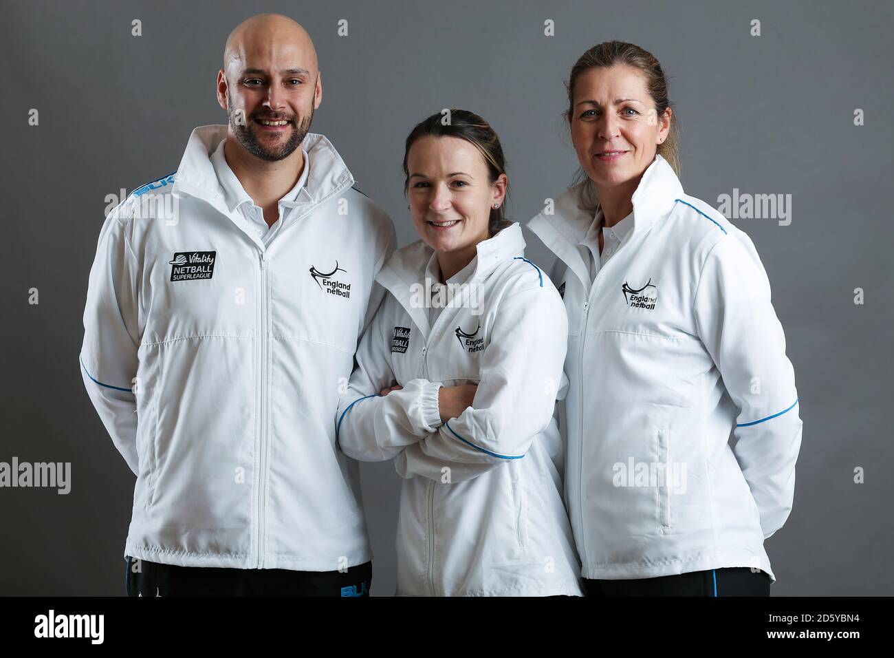Umpires Gary Burgess, Kate Stephenson and Jackie Mizon Stock Photo - Alamy