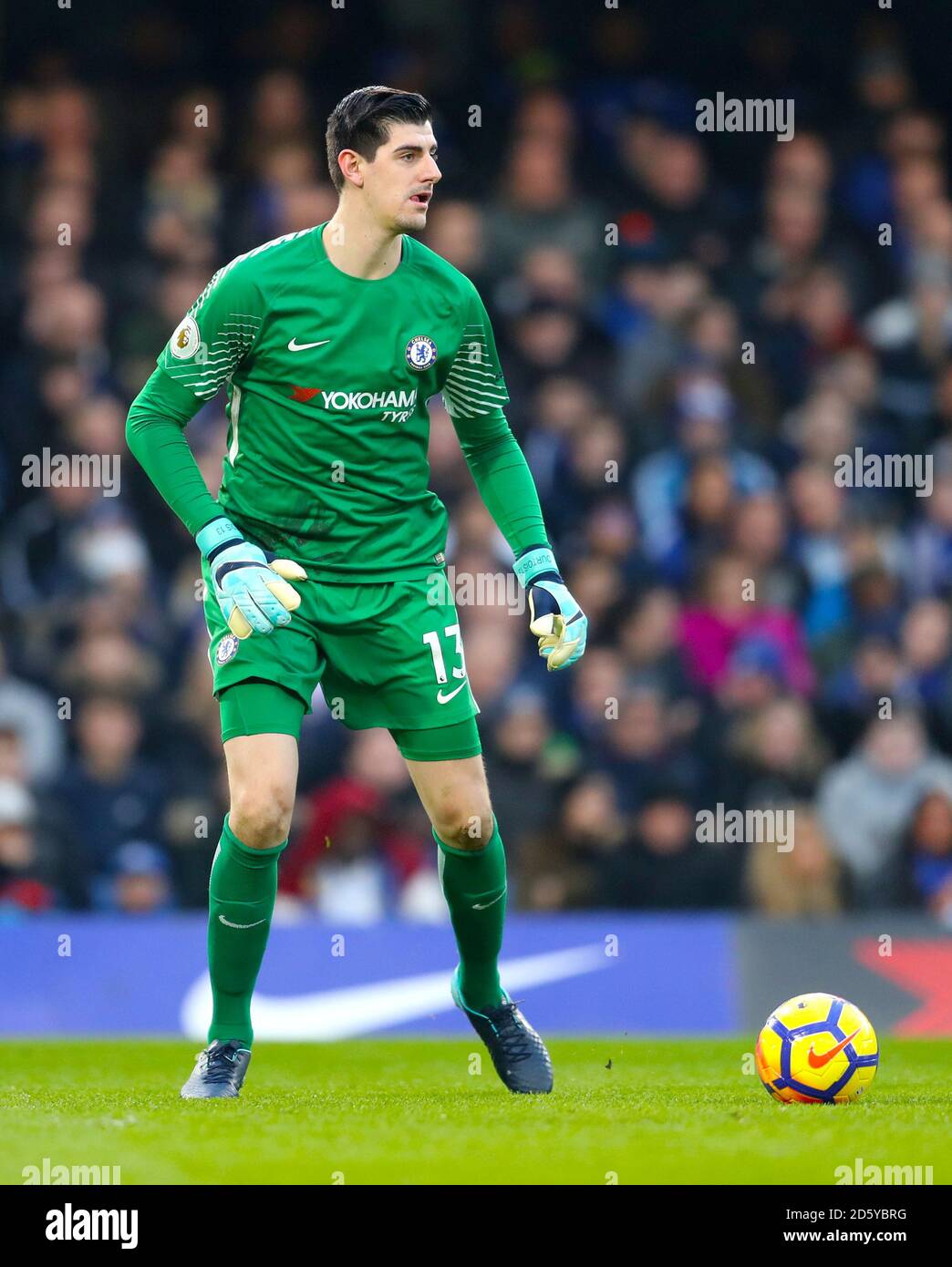 Chelsea goalkeeper Thibaut Courtois Stock Photo - Alamy