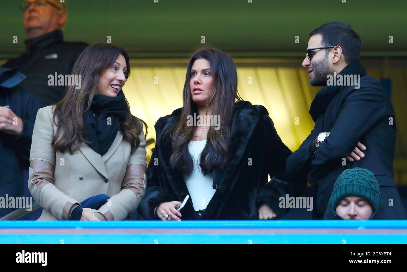 Rebekah Vardy, wife of Jamie Vardy in the stands Stock Photo - Alamy