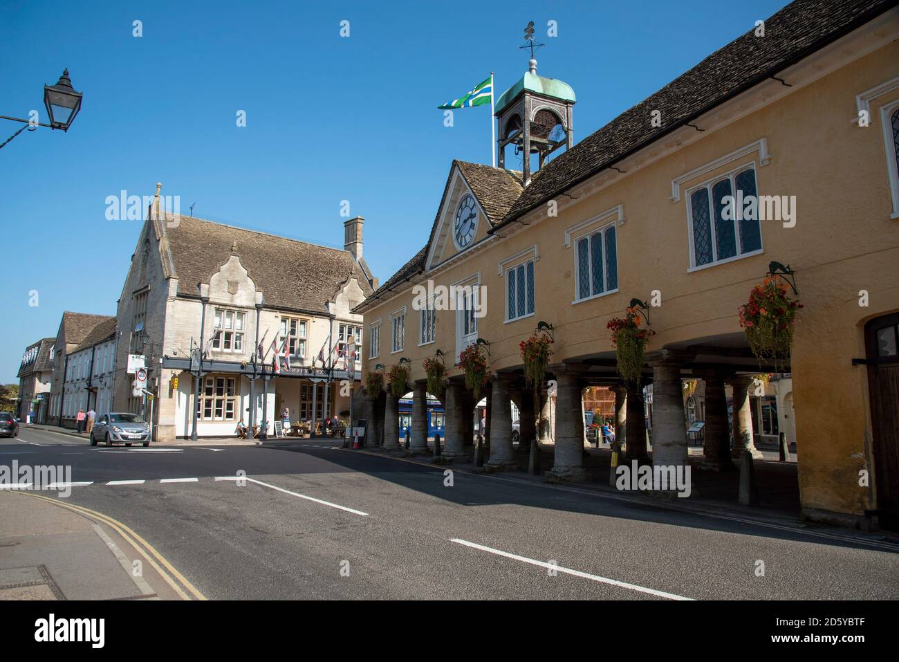 Tetbury, Gloucestershire, England, UK. 2020. The Grade 1 historic ...