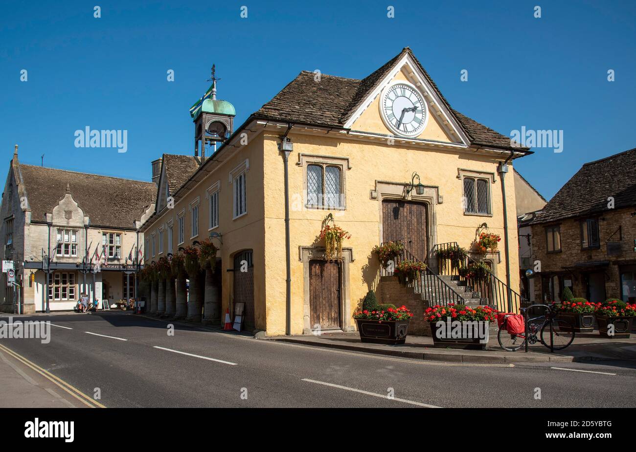 Tetbury, Gloucestershire, England, UK. 2020. The Grade 1 historic ...