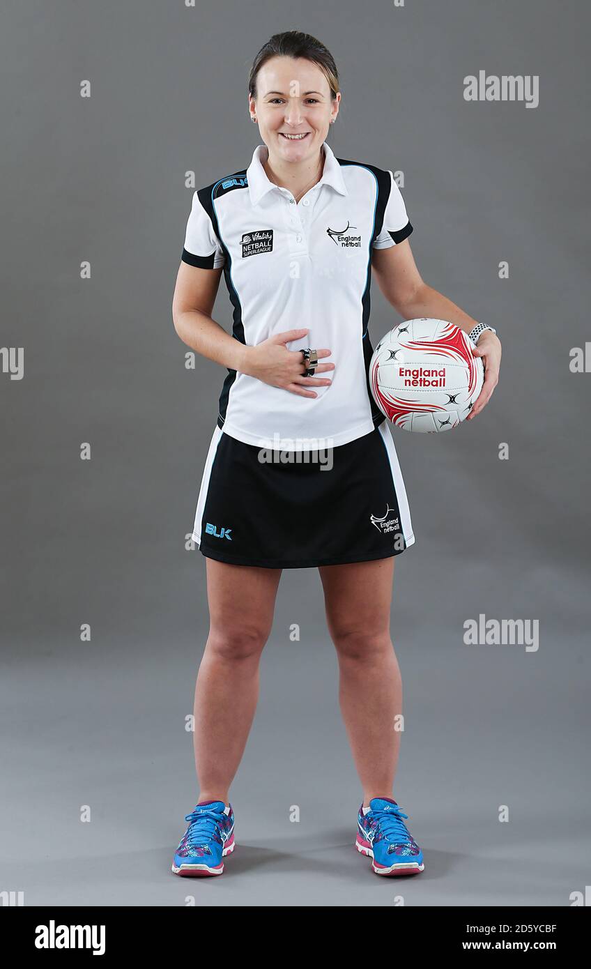 Umpire Kate Stephenson Stock Photo - Alamy