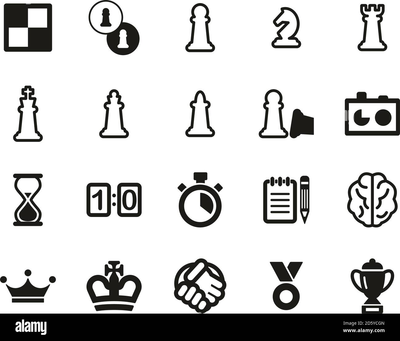 King chess trophy hi-res stock photography and images - Alamy