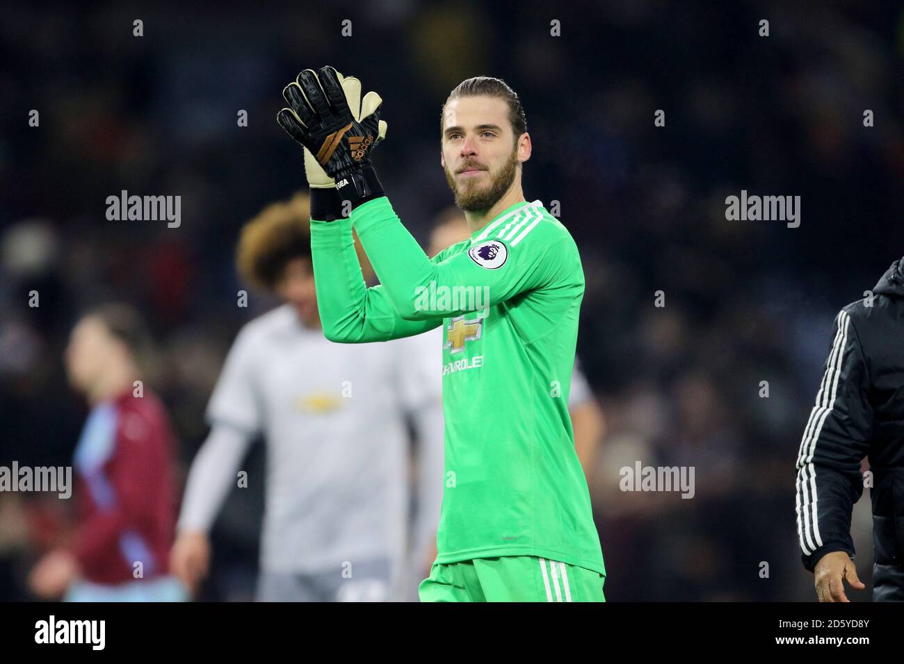 Manchester United goalkeeper David De Gea after the match Stock Photo ...