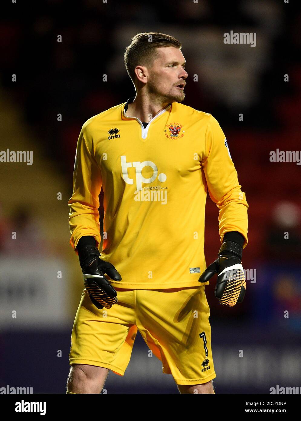 Blackpool goalkeeper Ben Williams Stock Photo - Alamy