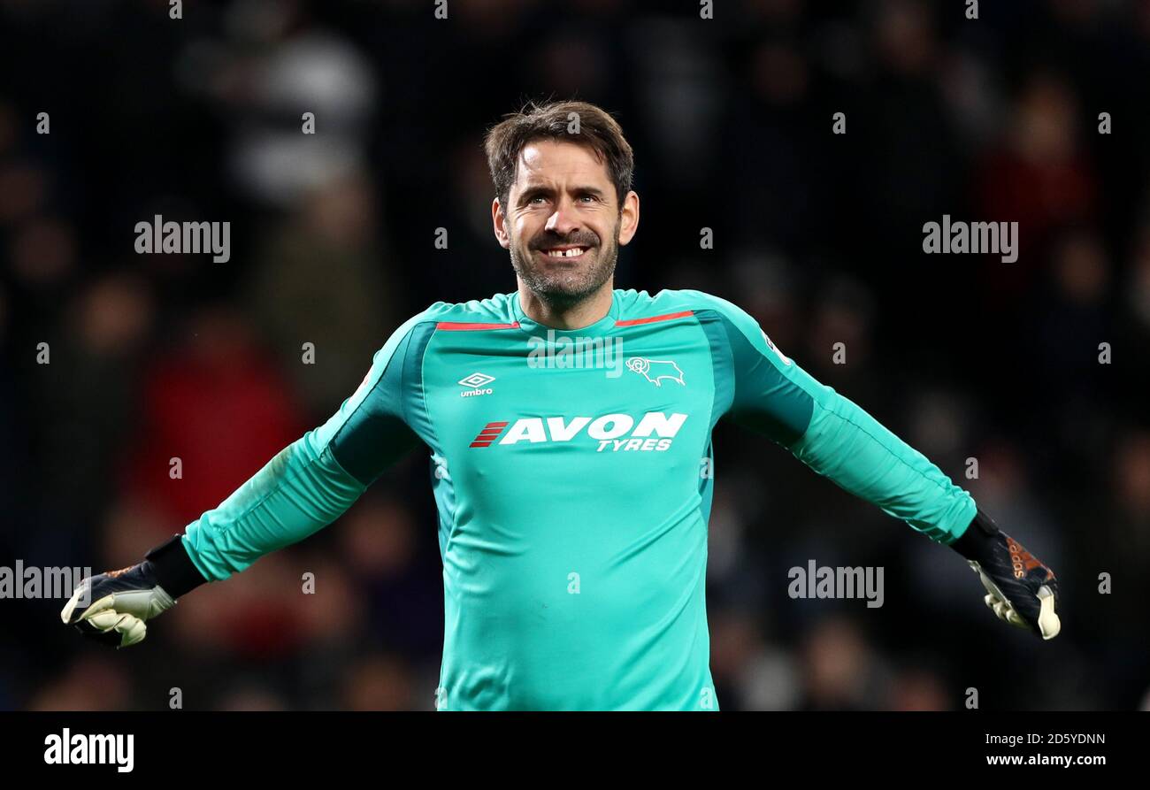 Derby county goalkeeper scott carson hi-res stock photography and ...