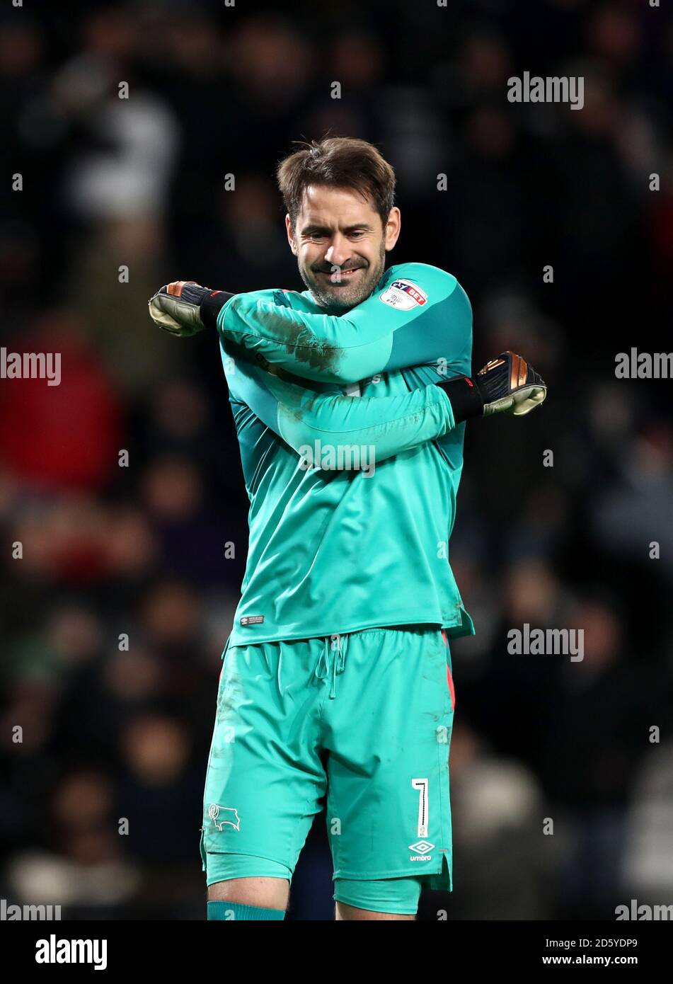 Derby county goalkeeper scott carson hi-res stock photography and ...