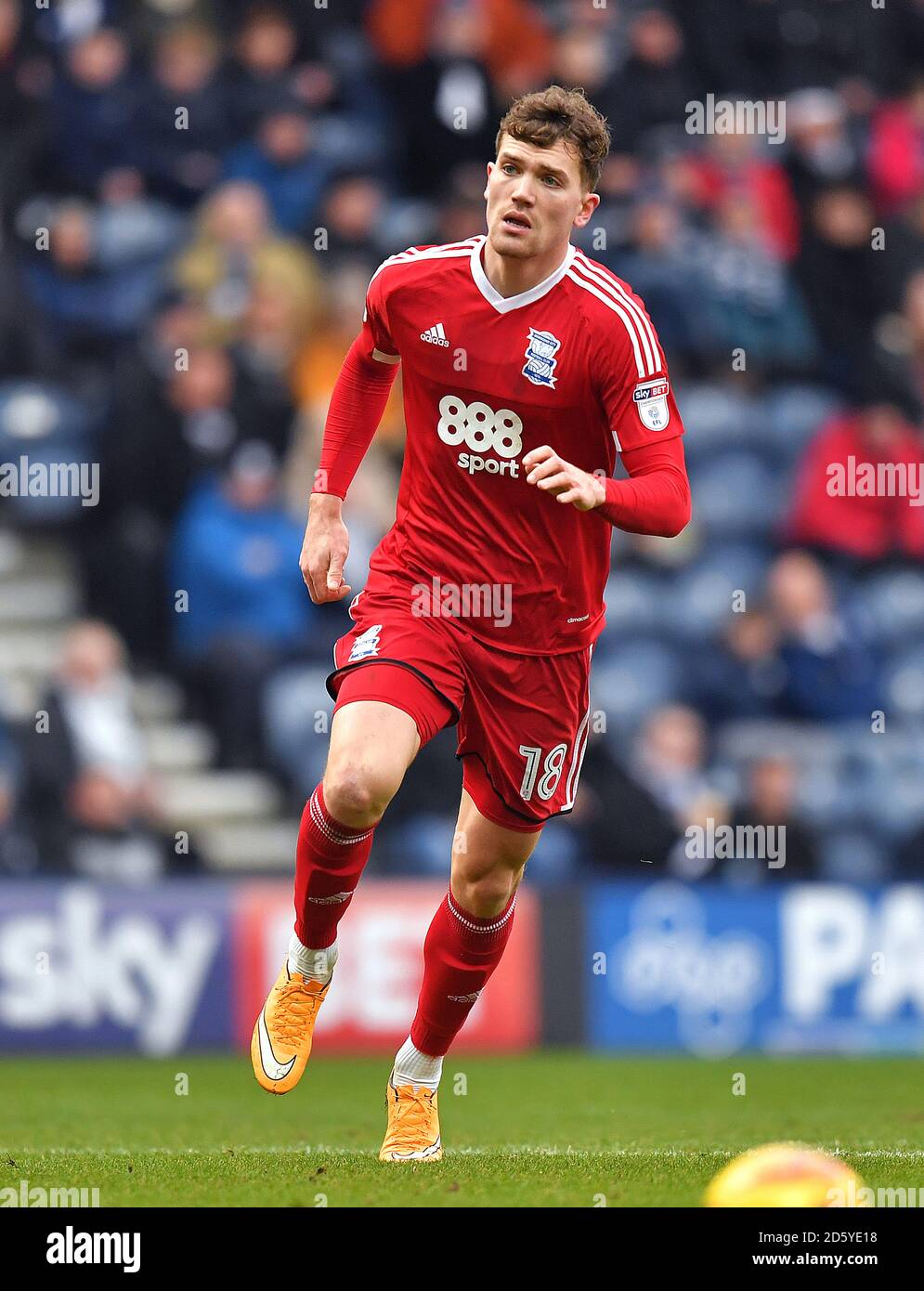Birmingham City's Sam Gallagher Stock Photo - Alamy