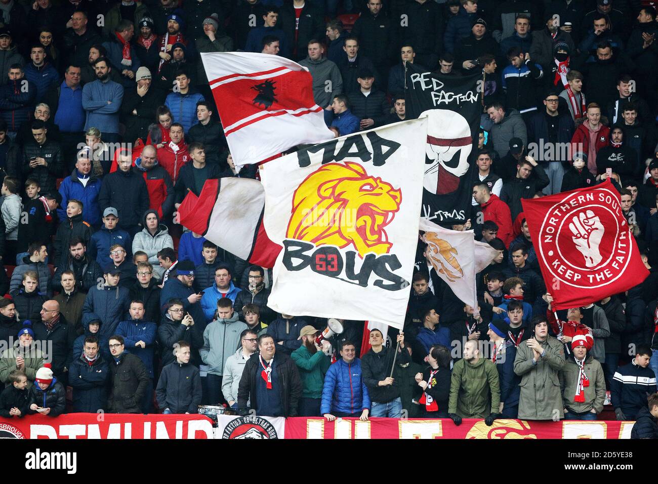 Flags banners in stands hi-res stock photography and images - Alamy