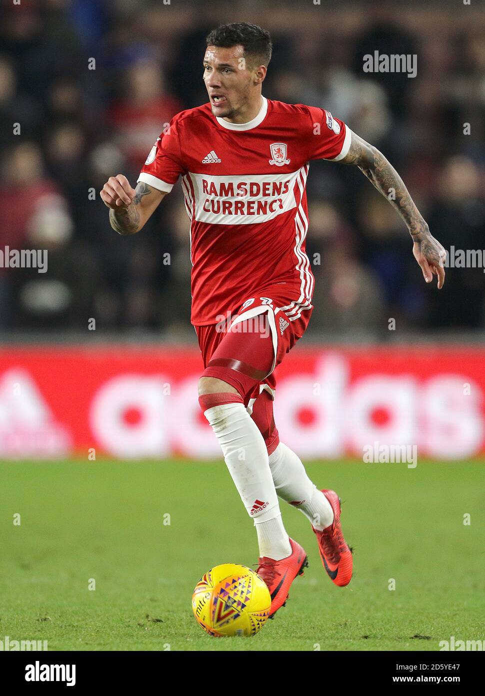 Middlesbrough's Marvin Johnson Stock Photo - Alamy