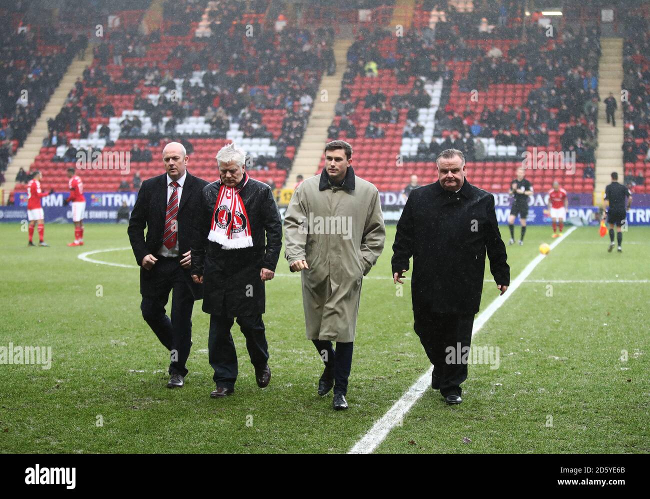 Colin Knox (second left, father) and Jamie Knox (second right, brother ...