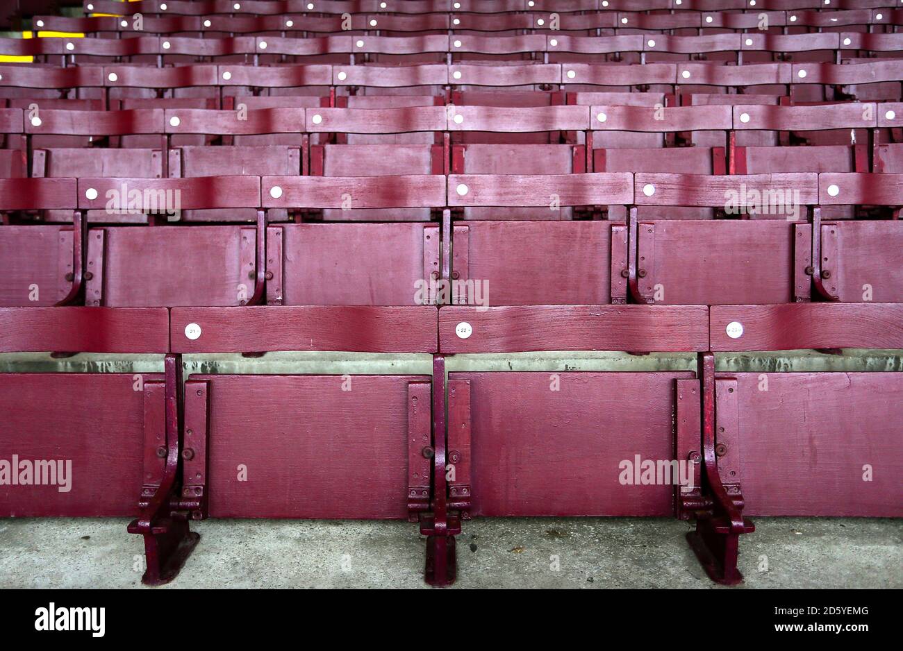 General view of seating in the stands at Turf Moor Stock Photo - Alamy