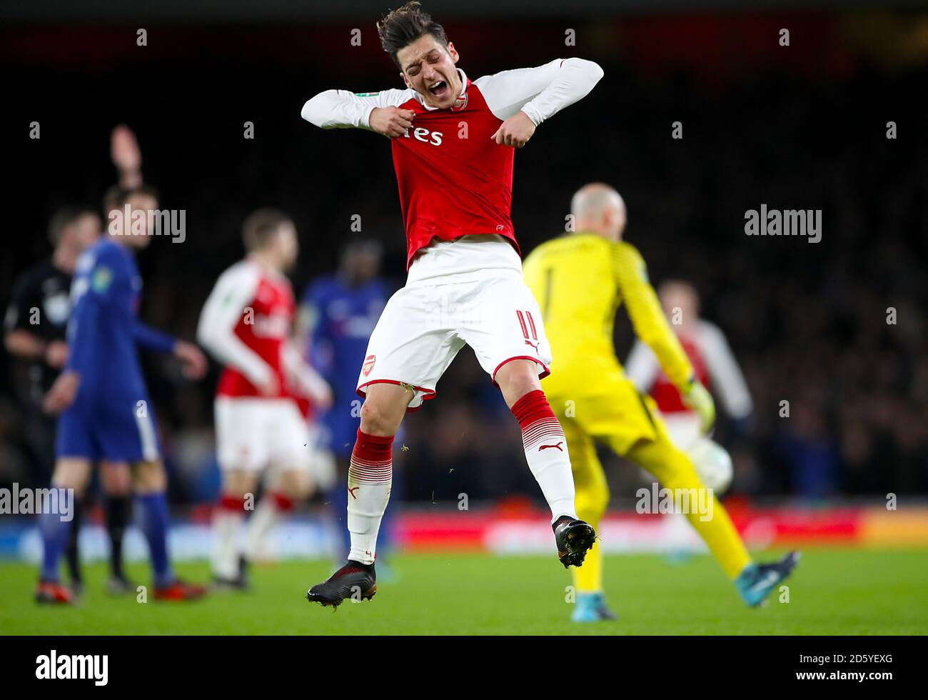 Football offside full length hi-res stock photography and images - Alamy