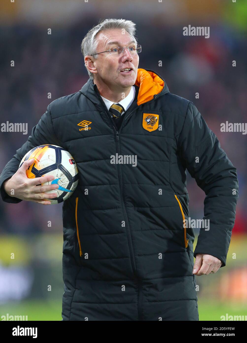 Hull City Manager Nigel Adkins on the touchline Stock Photo - Alamy