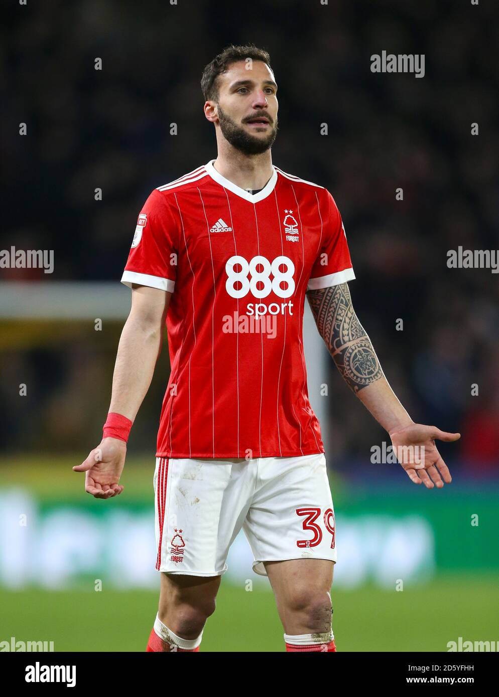 Nottinghm Forest's Apostolos Vellios Stock Photo - Alamy