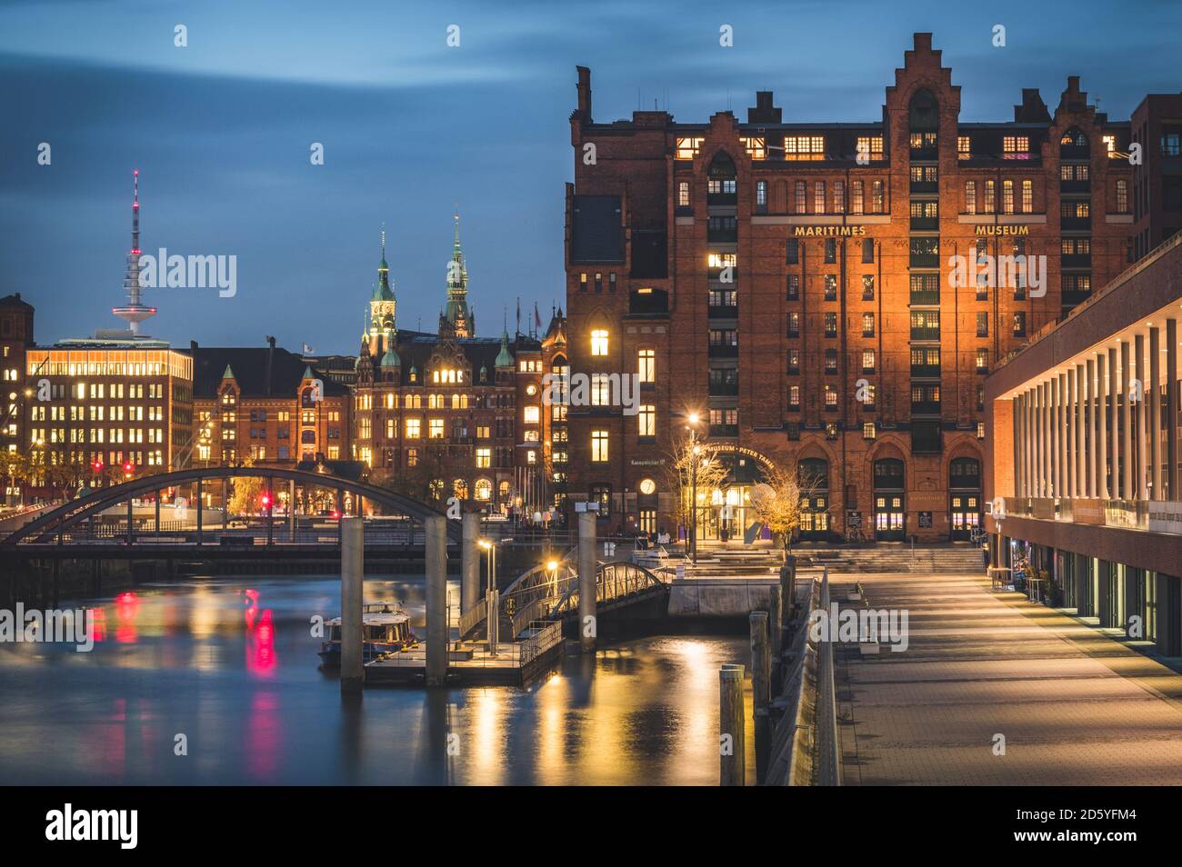 Hamburg maritime landmark hi-res stock photography and images - Alamy