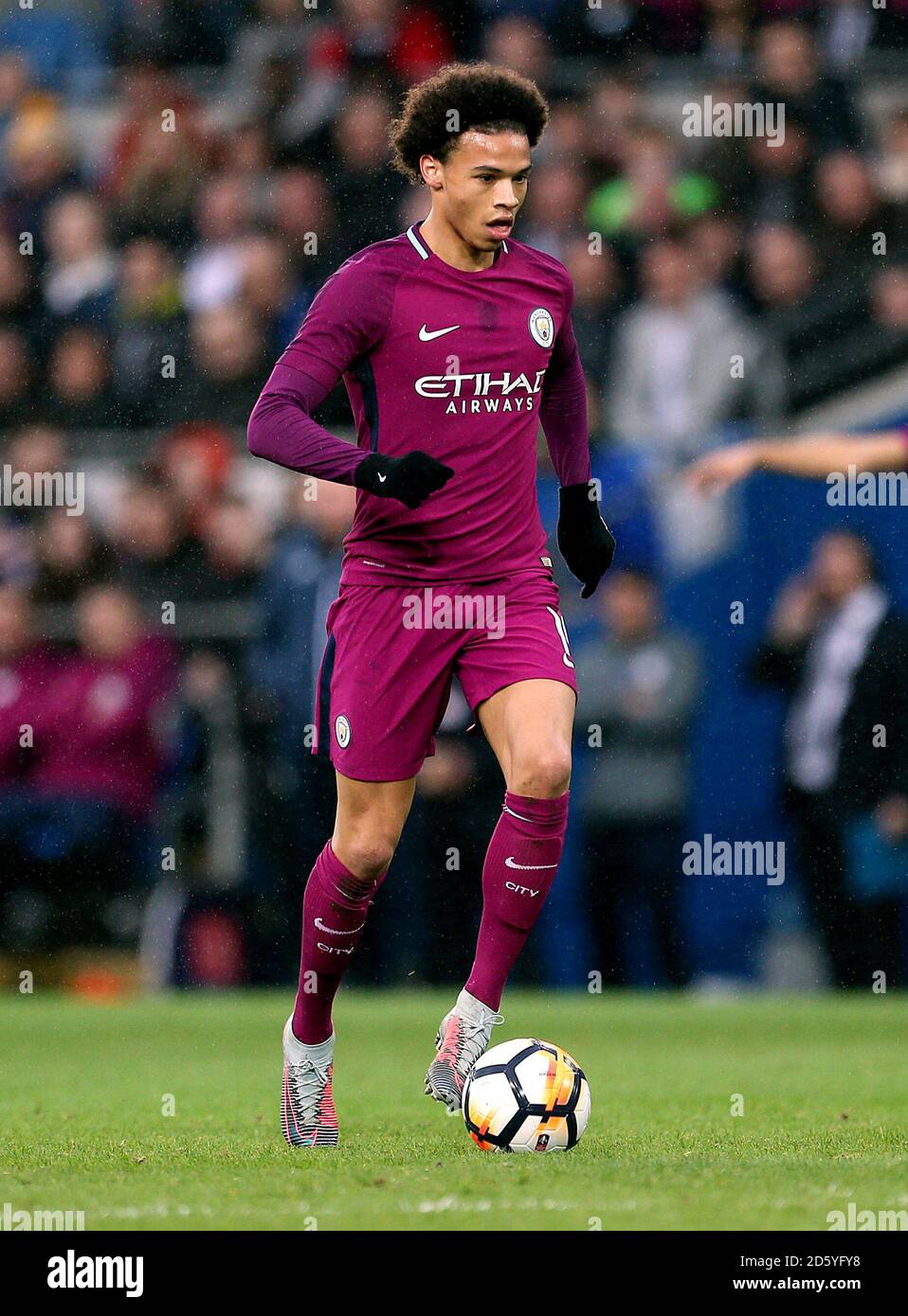 Manchester City's Leroy Sane in action Stock Photo - Alamy