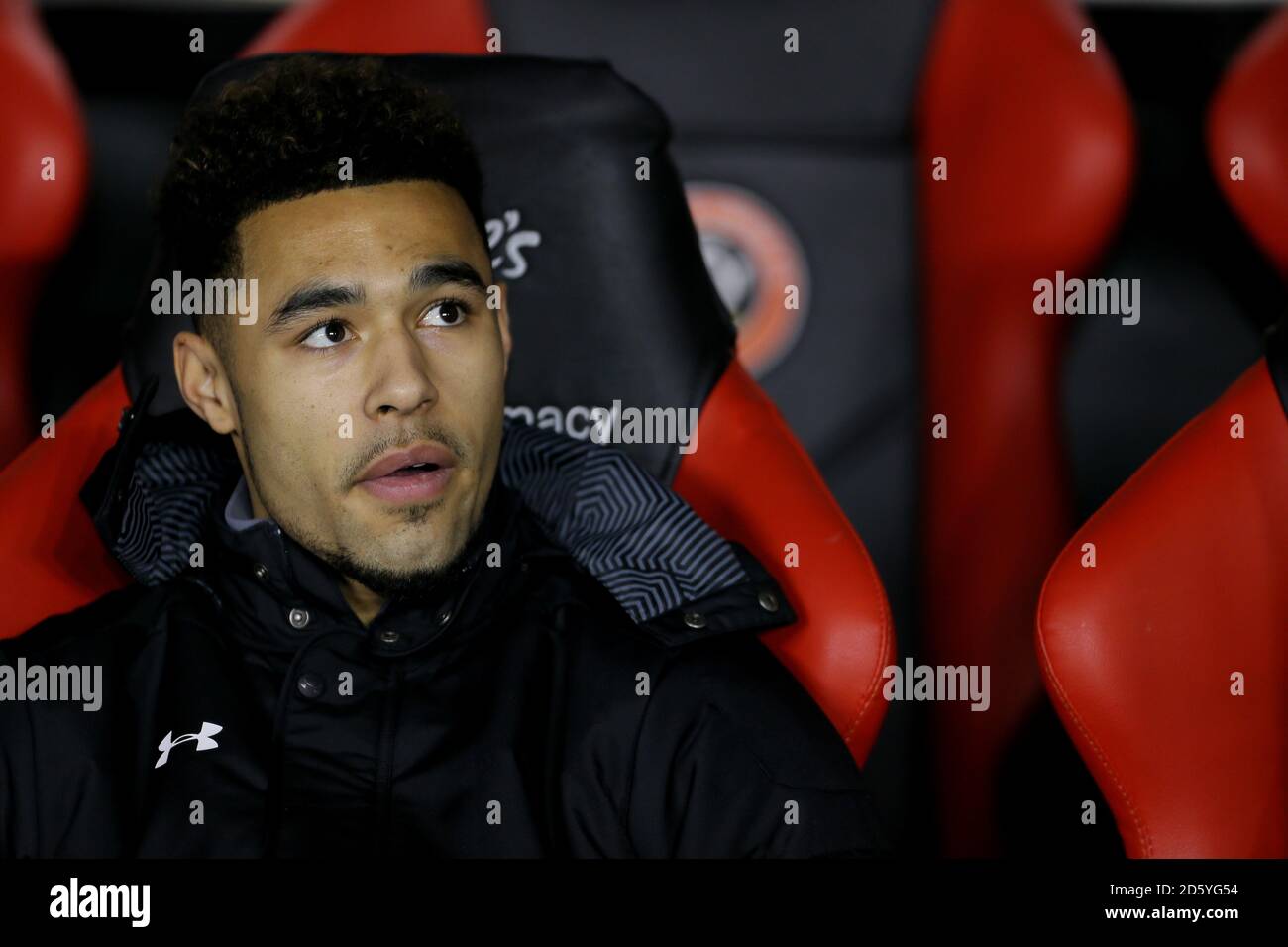 Aston Villa's Andre Green on the bench Stock Photo - Alamy