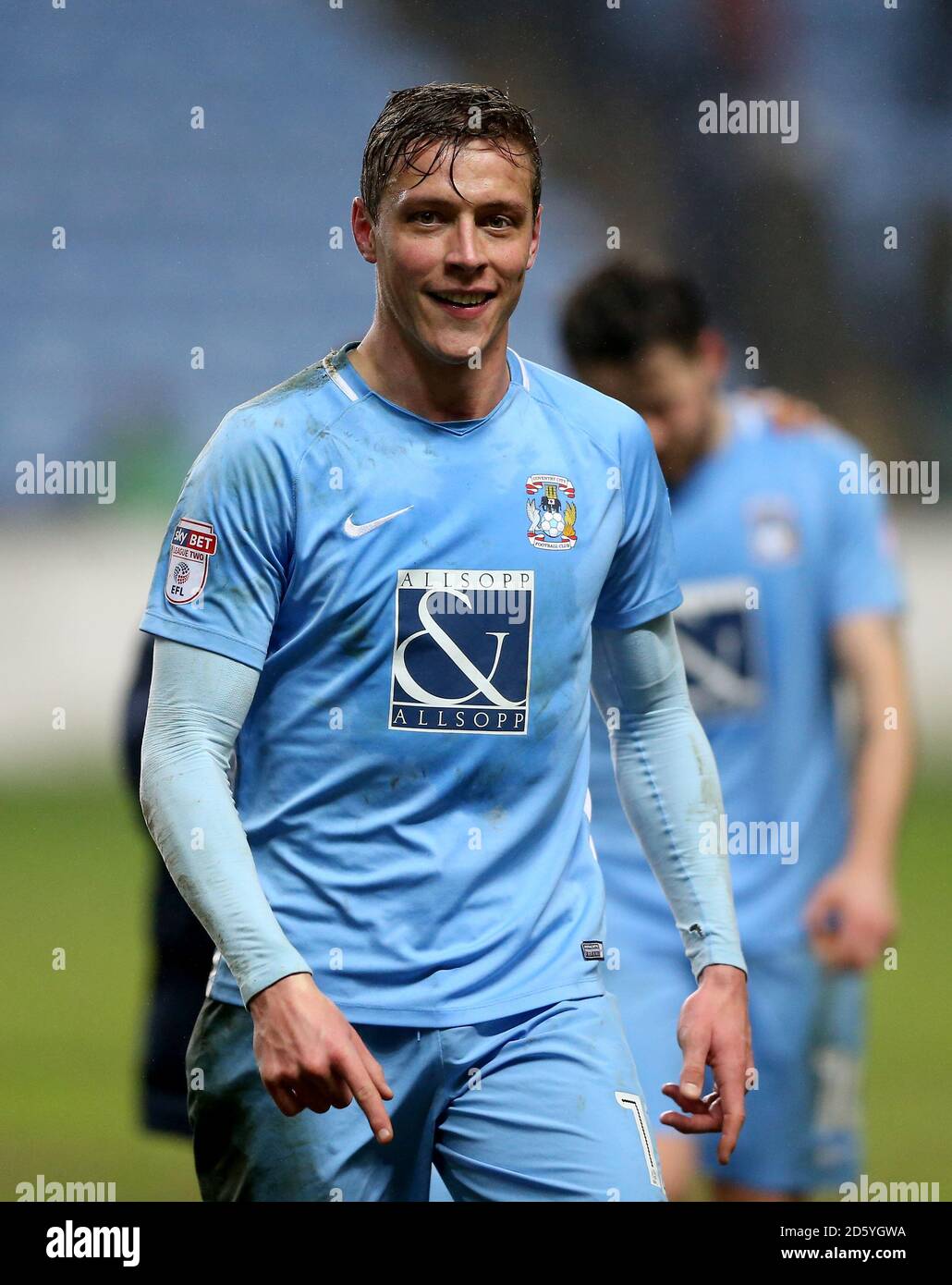 Coventry City's Tom Davies Stock Photo - Alamy